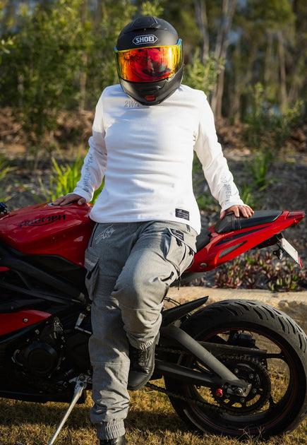Armoured Motorcycle Joggers Women's - MotoCAP Rated Grey - 2WA – Two ...